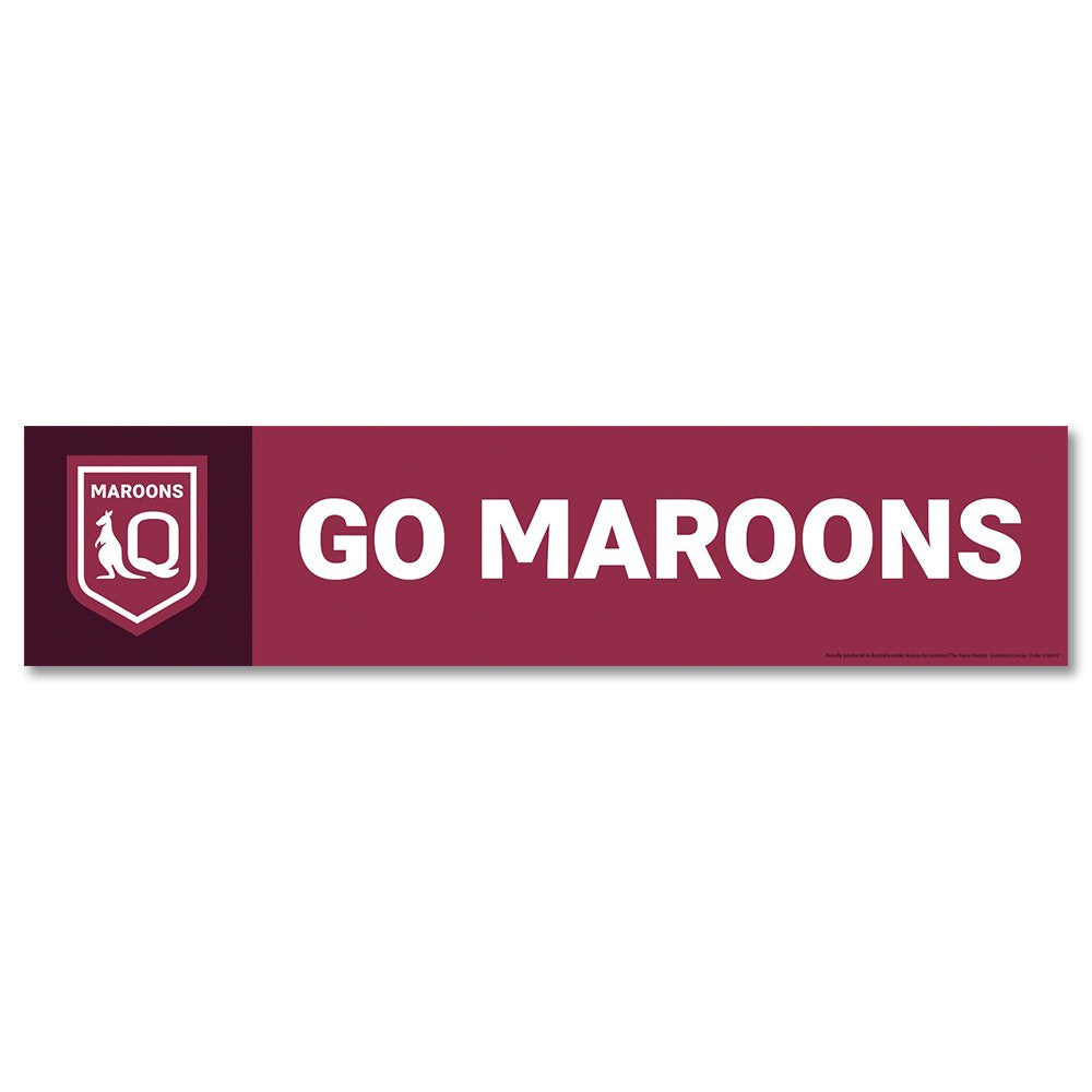 QLD State Of Origin - Go Maroons Poster — Party Planet