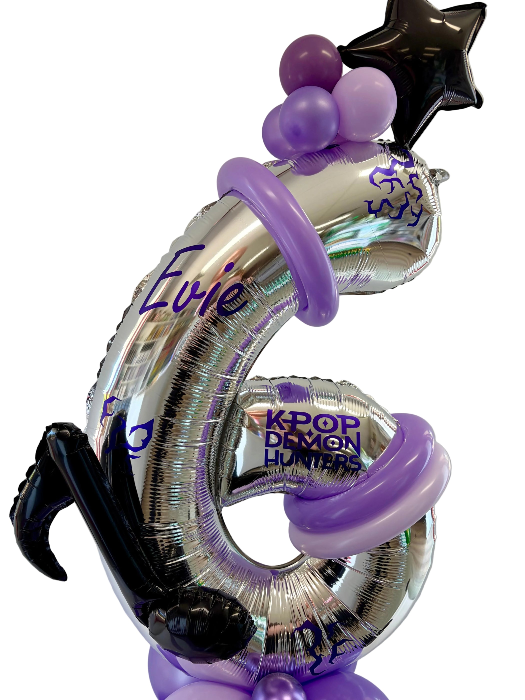 Kpop Demon Hunters Balloon Bouquet/Base- Choose Your Age — Party Planet