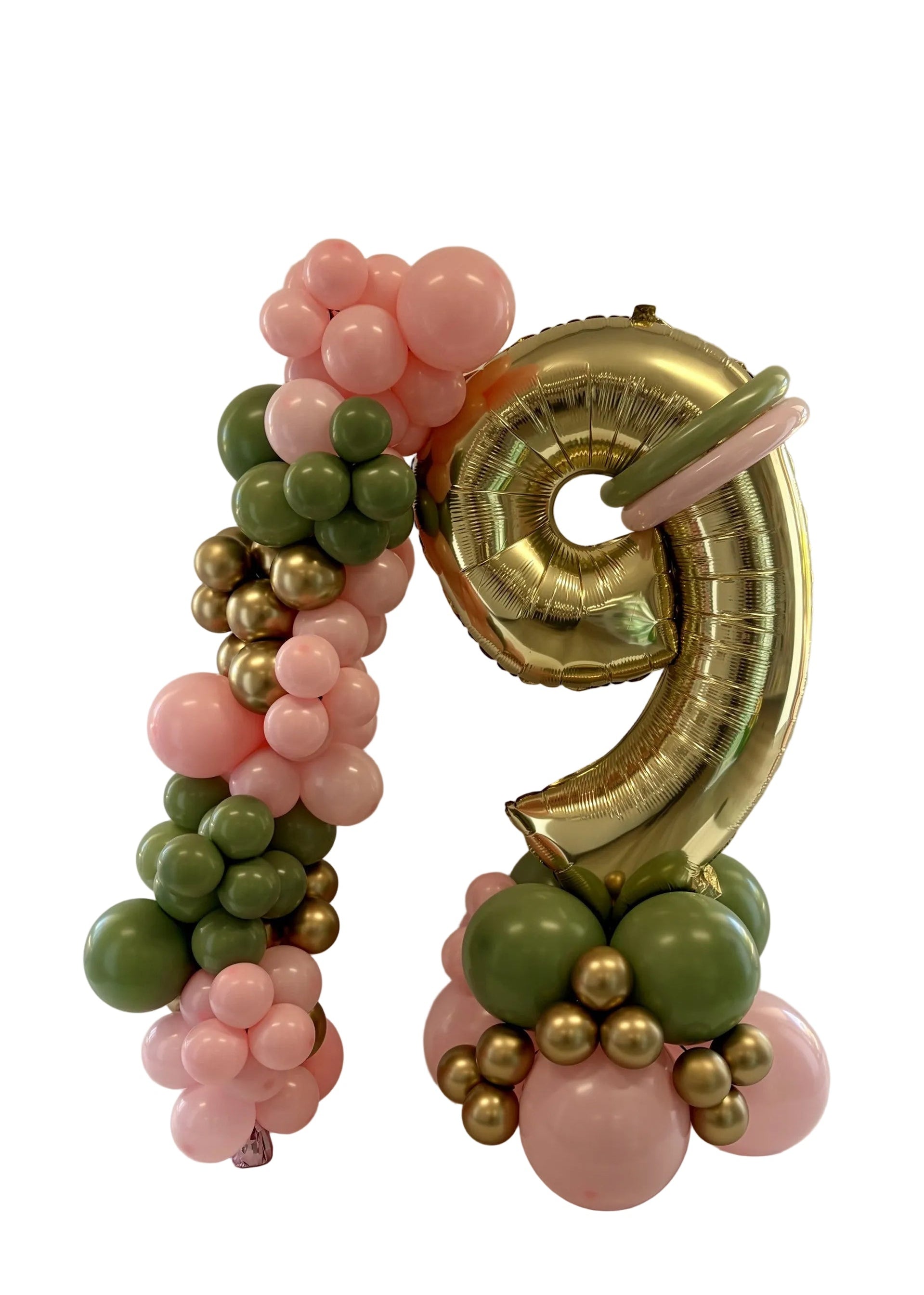 Large Number Balloon with Garland | Choose Your Age & Colours — Party ...