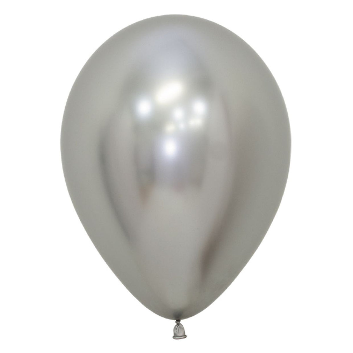 Reflex Silver Balloons ~ Singles ~ Pack ~ Helium Filled ~ Flat — Party ...