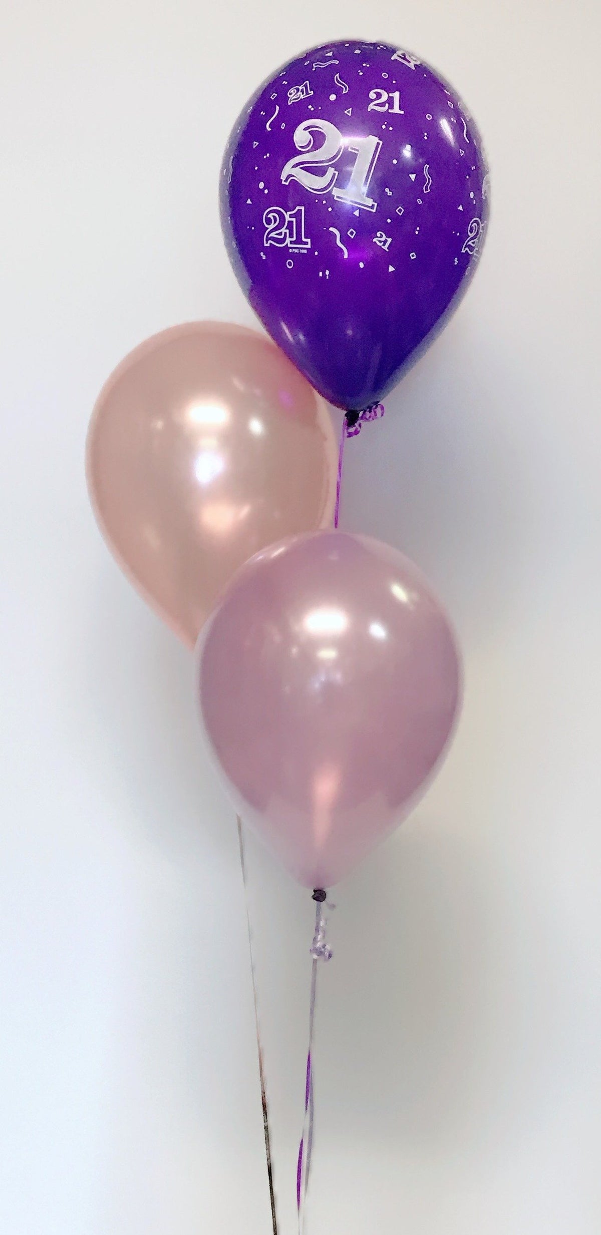 Three Balloon Arrangement - Choose any Colour — Party Planet
