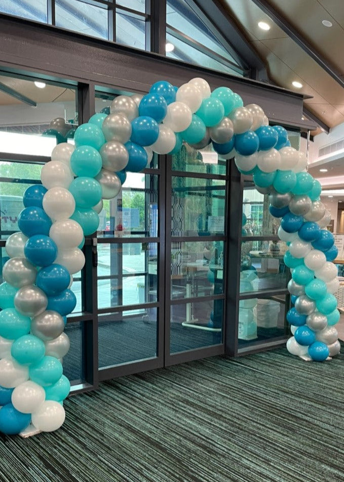 Wide Balloon Arch Medium 3m x 2.5m - Event Decorations | Party Planet